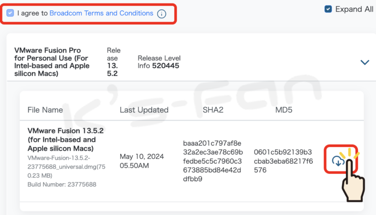 VMware FusionとWorkstationのPro版が無料化に！ | K’s-Fan